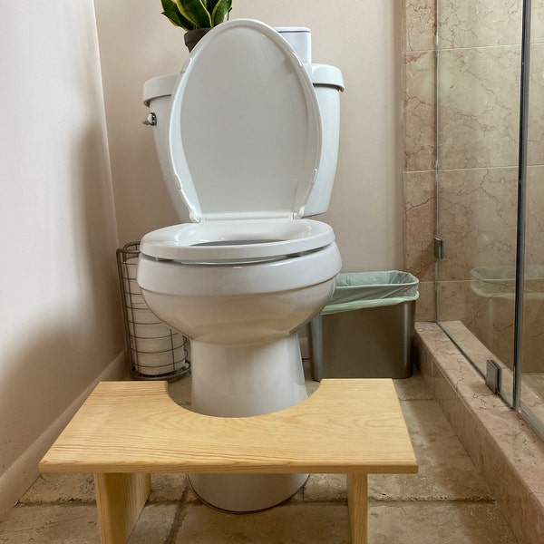 Potty Stool Poop Stoop Toilet Stool Bathroom Stool Farmhouse Style ...