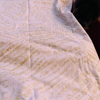 Dot Cotton Fabric by the Yard Garden Pindot Navy Metallic Michael ...