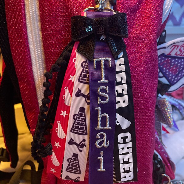 Cheer Zipper Charm/zipper Pull/cheer Bag Tag/cheer Gift/cheer/bag Tag ...