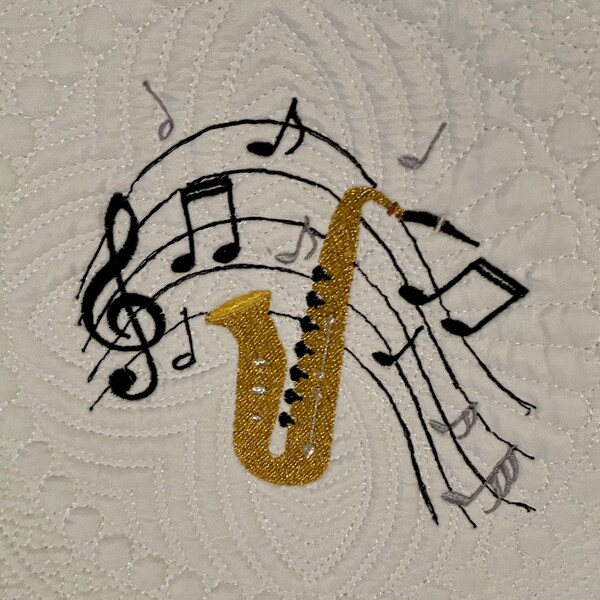 Machine Embroidery Design - Musical Instrument Collection #02 - Etsy