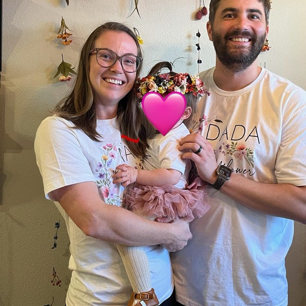 Wildflower Birthday Family Shirts -wild One Birthday Girl, Mom Dad Nana ...