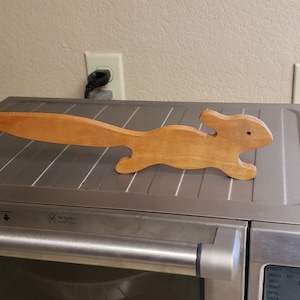 Wooden Squirrel Oven Rack Push/Pull Stick Kitchen Gadget | Etsy
