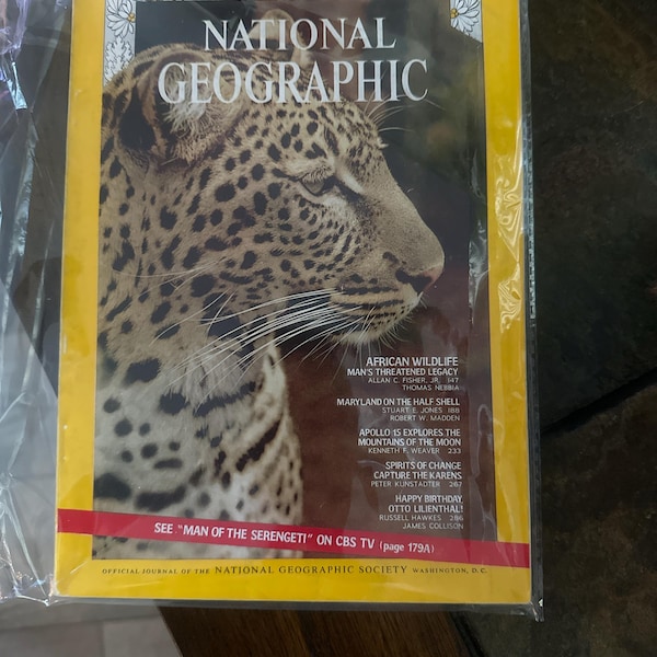 1970s, 80s, 90s, 00s Vintage National Geographic Magazines - Vintage ...