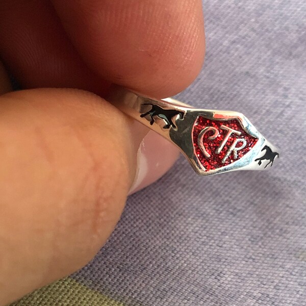 CTR (choose the Right Ring) Ring Sterling Silver - Etsy