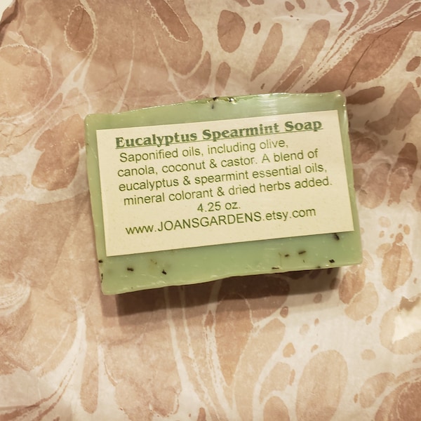 Eucalyptus Spearmint Soap / Essential Oil Soap / Perk Me up Scent ...