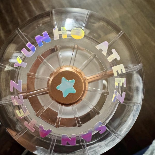 Ateez Lightstick Decal - Lightiny - Top Cover Decals - Etsy