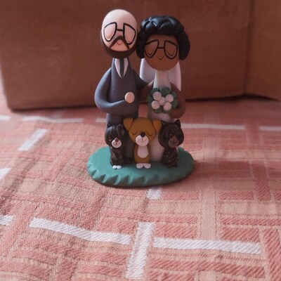 Custom Family Portrait Clay Figures Personalized Art - Etsy