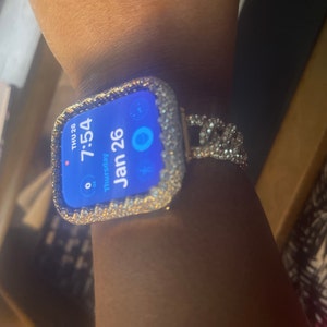 Black on Black Apple Watch Band & or Matching Lab Diamond - Etsy