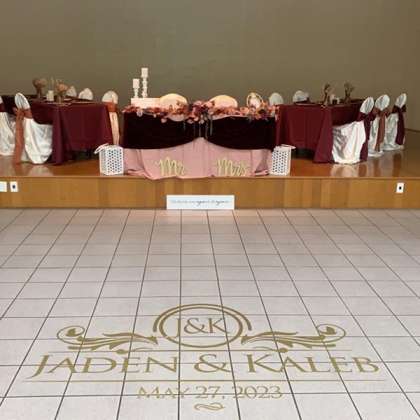 40 & Fabulous Birthday Vinyl Floor Decal Sticker Personlaised Party ...