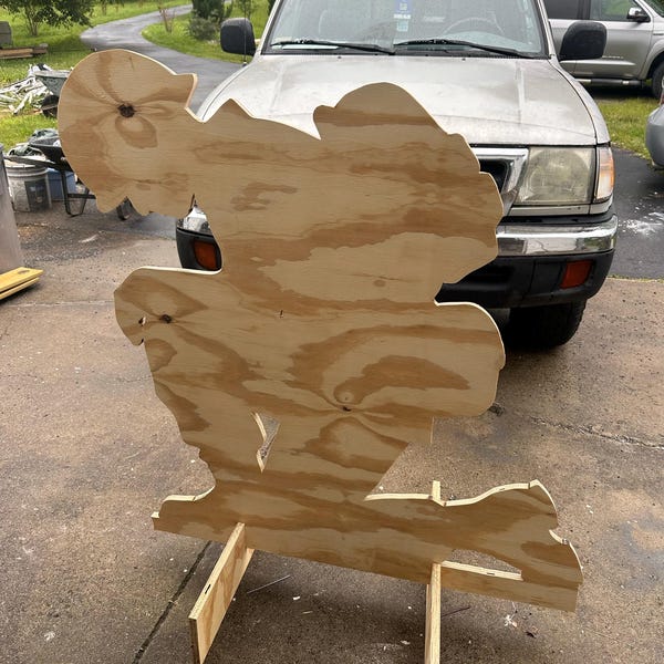 1ft 5ft Flying Monkeys Silhouette Enlarged Pattern, Printable Pdf ...