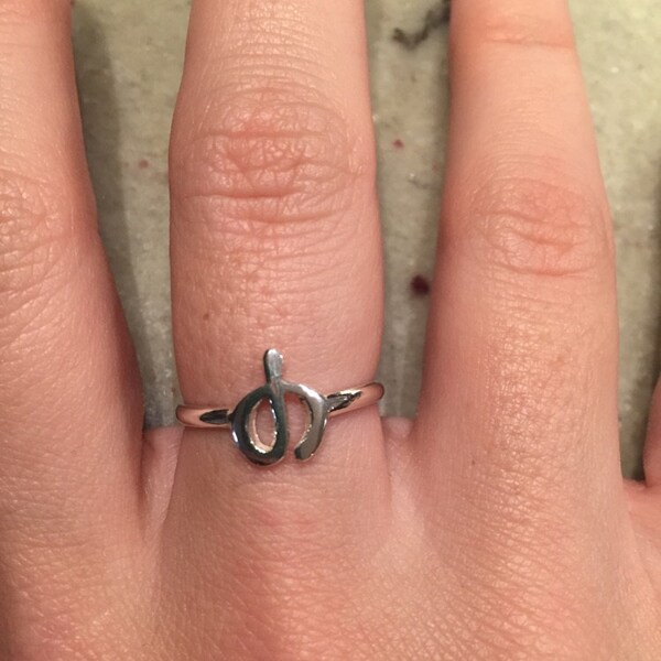 Silver PI Ring for Math Teacher Gift - Phi - Etsy
