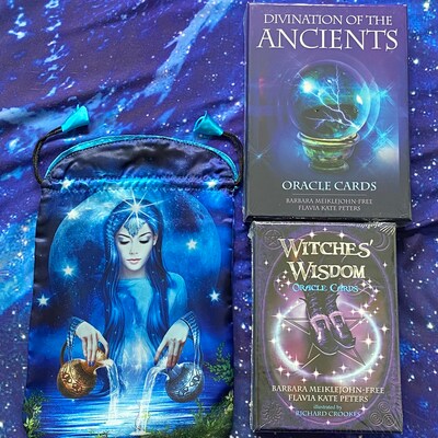 Witches' Wisdom Oracle Kit Deck Cards Set Card Booklet Divination ...