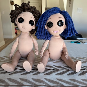 PDF Doll Sewing Pattern / Rag Doll Ugly Dolls / Vintage Style /instant ...