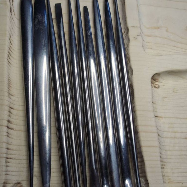 Set of 3 Silicone Rib Tools for Pottery, Ceramics, and Clay. Strong and ...