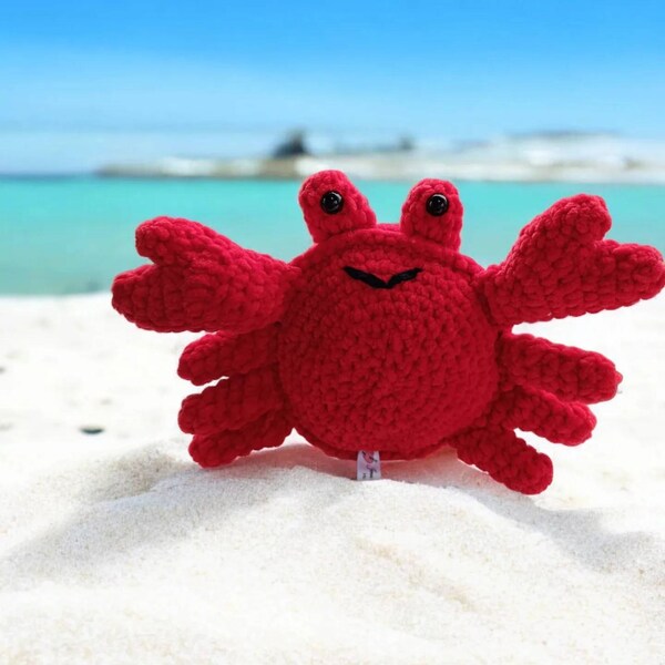 NO-SEW Crab Plush Crochet PATTERN - Etsy