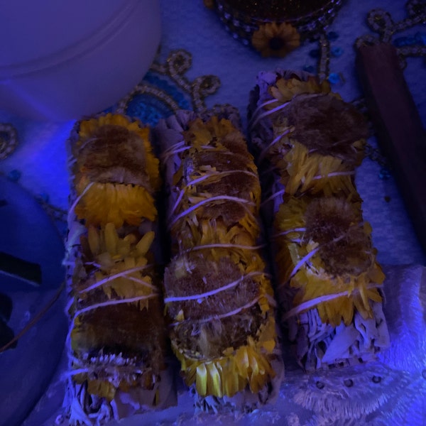 Oshun Loa Sunflower Sage Bundle - Etsy