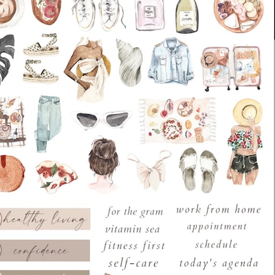 Month of February Goodnotes Digital Stickers for Everyday Use - Etsy