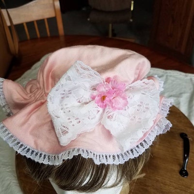 Mop / Mob Cap Pattern Newborn Baby , Toddler, Girl Plus 18 Inch Doll ...