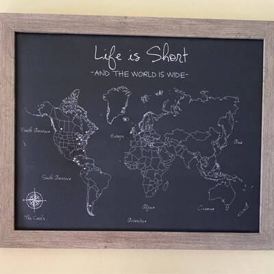 Map Tacks Pins With Flags - Etsy