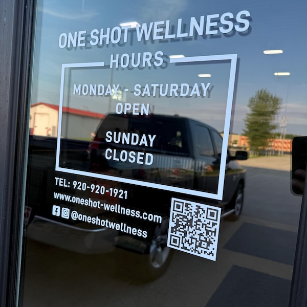 Custom Window Decal With Your Company Logo - Personalized Company ...