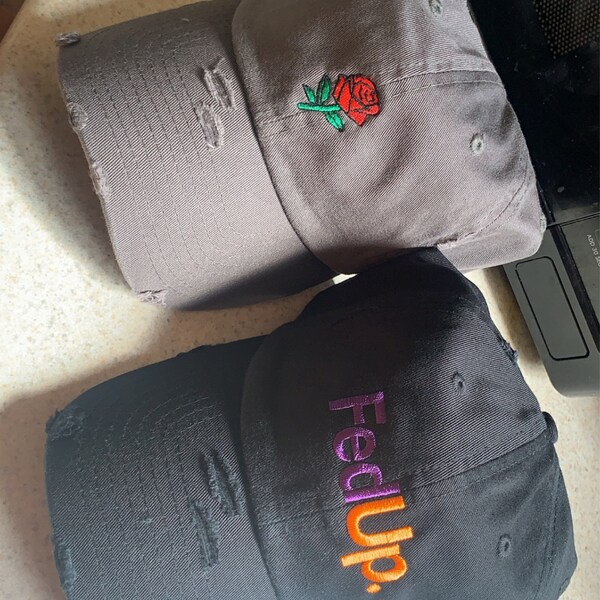 Fed up Fedex Dad Vintage Baseball Cap Embroidered Cotton Adjustable ...