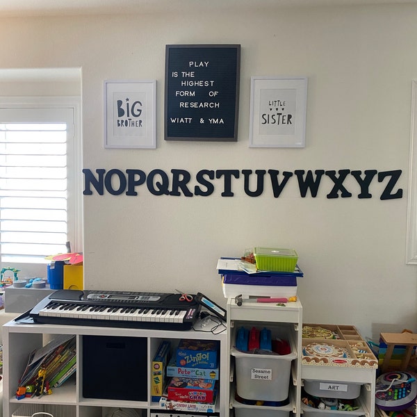 Nursery Printables, Kids Wall Art Set of 6, Playroom Wall Art, Nursery ...