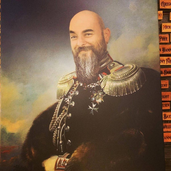 Custom Royal Portrait for Him, Historical Portrait, Renaissance ...