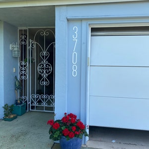 3 Inch Modern House Numbers Letters - Etsy