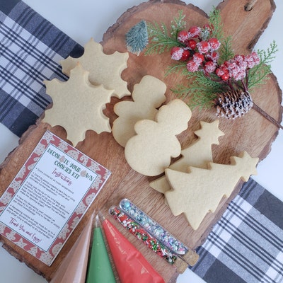 Instant Download Christmas Decorate Your Own Cookie Kit, Holiday DIY ...
