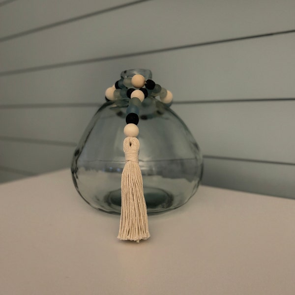 Curtain Tie Backs Aqua Sea Glass Tie Backs Home Accents Coastal Home ...