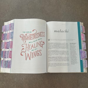 Bible Tabs Laminated Topical Bible Tabs Topic Bible Journaling Tabs ...