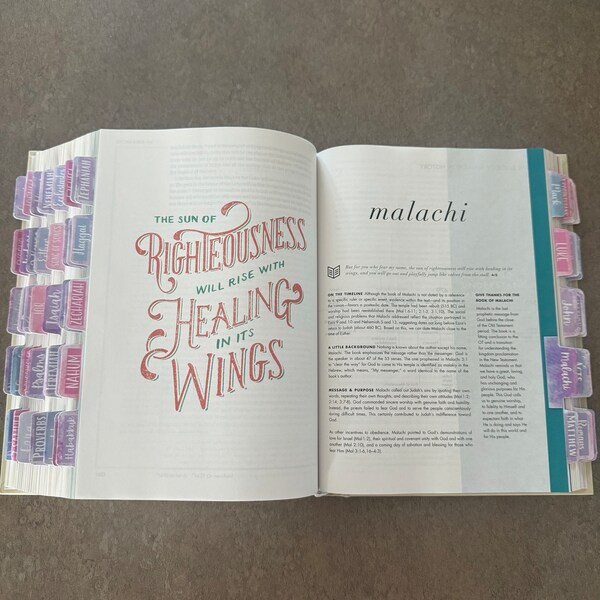 Bible Tabs Laminated Bible Tabs Bold Bible Tabs Bible Journaling Tabs ...