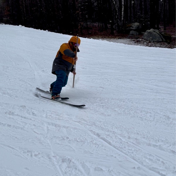 Lurk Pole, Telemark Pole, Lurk Ski Pole, Long Pole, Unipole ...