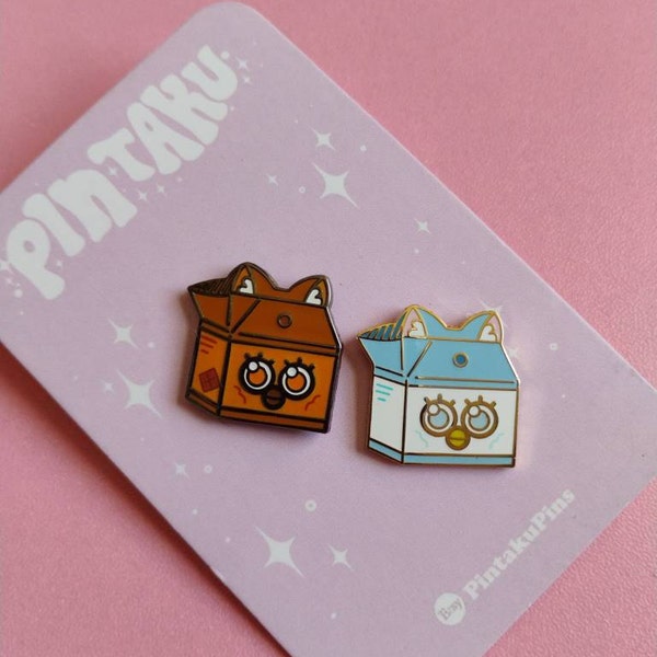Milk Carton Enamel Pins - Etsy