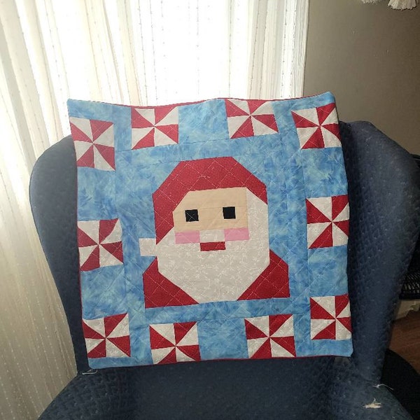PDF Christmas Quilt Pattern - Santa Claus Quilt Pattern - Etsy