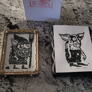 The Kitchen Goblin, Goblin Print, Kitchen Print, Weird Wall Art, Occult ...