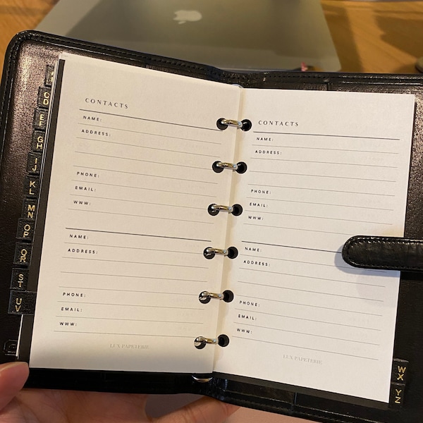 Passwords Tracker, A6 Printable Planner Inserts, Planner Tracker ...