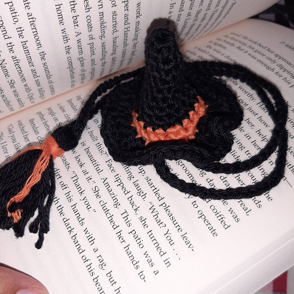 Bookmark Crochet Pattern - Witch Hat (pattern + Pictorial) - Etsy