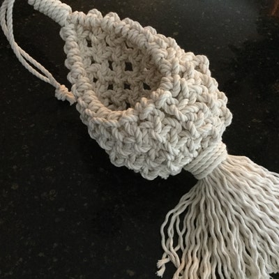 DIY MACRAME POD Pattern, Pdf Instructions Learn to Macrame, Air Plant ...