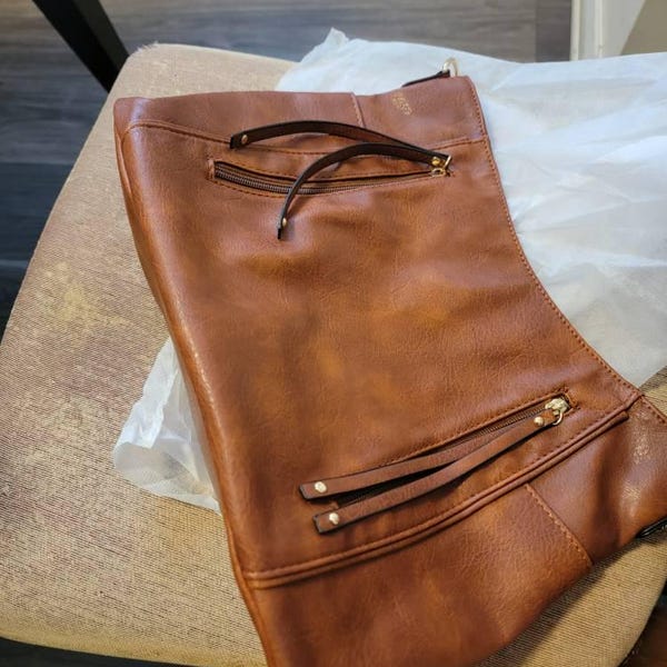 Everyday Soft Leather Tote Bag | Vegan Shoulder Bag for Women | High ...