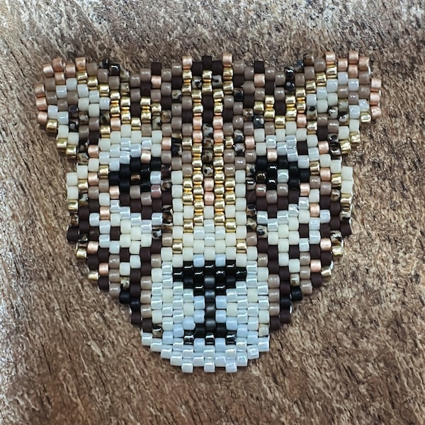 PDF Pattern, Cheetah, Peyote/brick Stitch Seed Bead Pendant/brooch ...