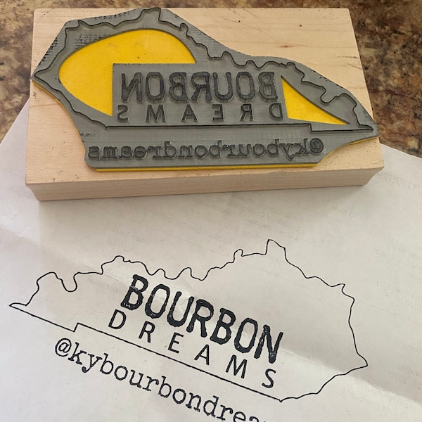 Large Custom Stamp- Custom Logo Rubber Stamp- Oversized Custom Stamp ...