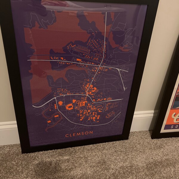 STATE COLLEGE PENNSYLVANIA Map Print / College Town Map Gifts - Etsy