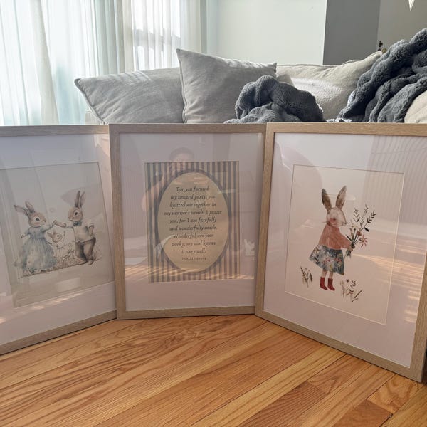 Cottagecore Alphabet Chart | Neutral Color Kid's Room Decor ...