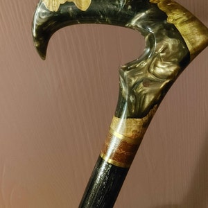 Victorian Rabbit Walking Cane, Wooden Rabbit Head Walking Stick ...