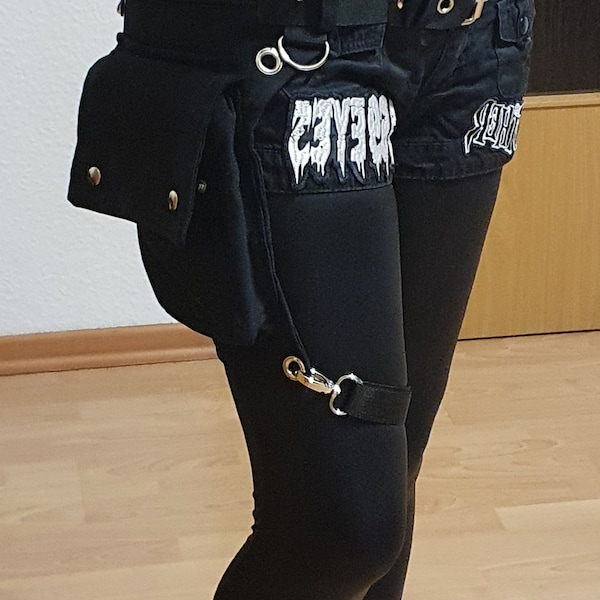 Utility Belt With REMOVABLE Leg Strap on the Thigh, and Belt Buckle ...