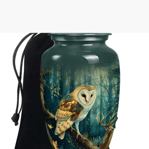 Wild Tiger in Blooms Cremation Urn for Ashes Keepsake, Decorative Urn ...