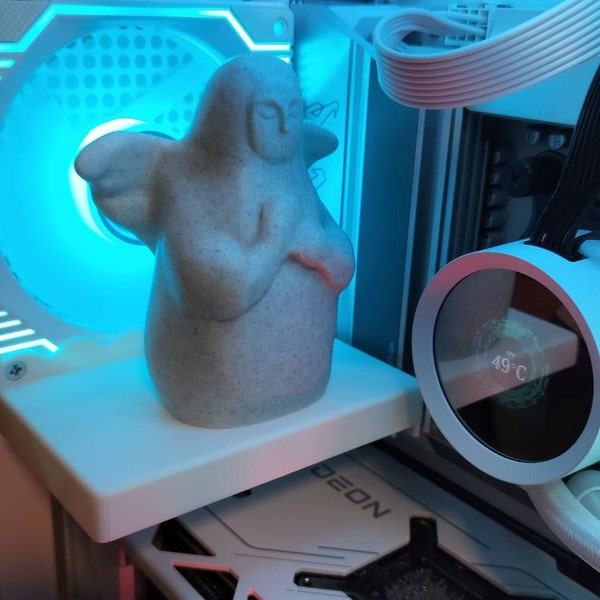 PC Figure Platform - 120mm, 140mm - PC Fan Cover - 3D Printed Gaming ...