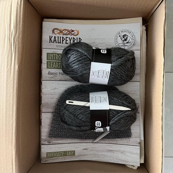 Beginners Nalbinding Kit - Learn to Make an Oslo Stitch Hat With ...