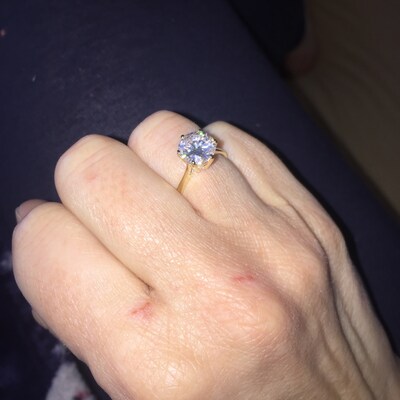 Sterling Silver 1.25ct Offset Princess Cut Emerald Diamond - Etsy